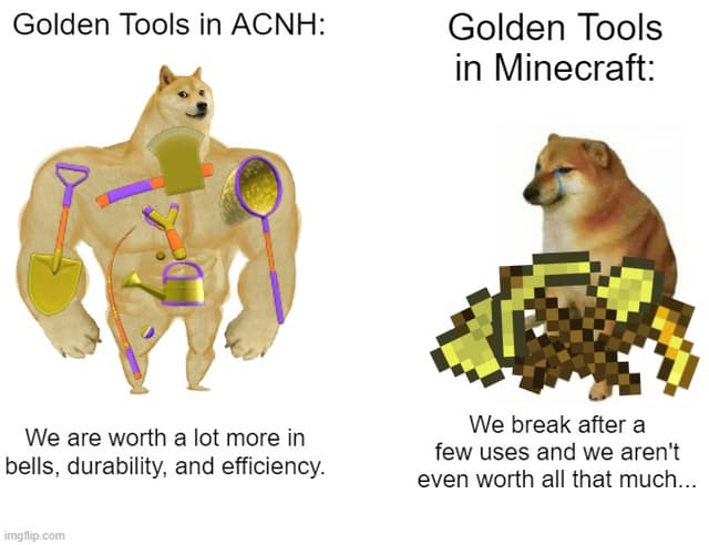 Nookmart | How to Get All Golden Tools in ACNH